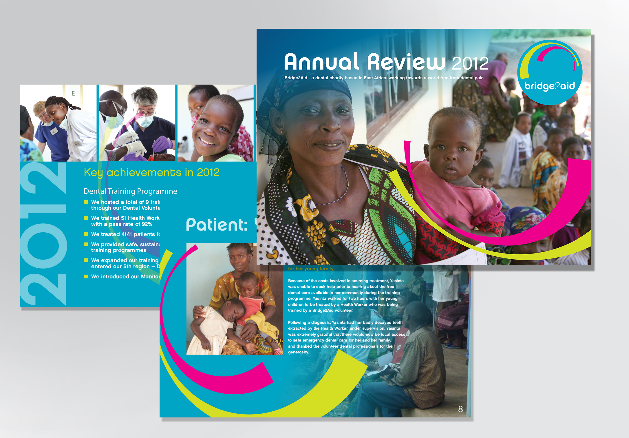 Annual Review Bridge2Aid - Profile Design