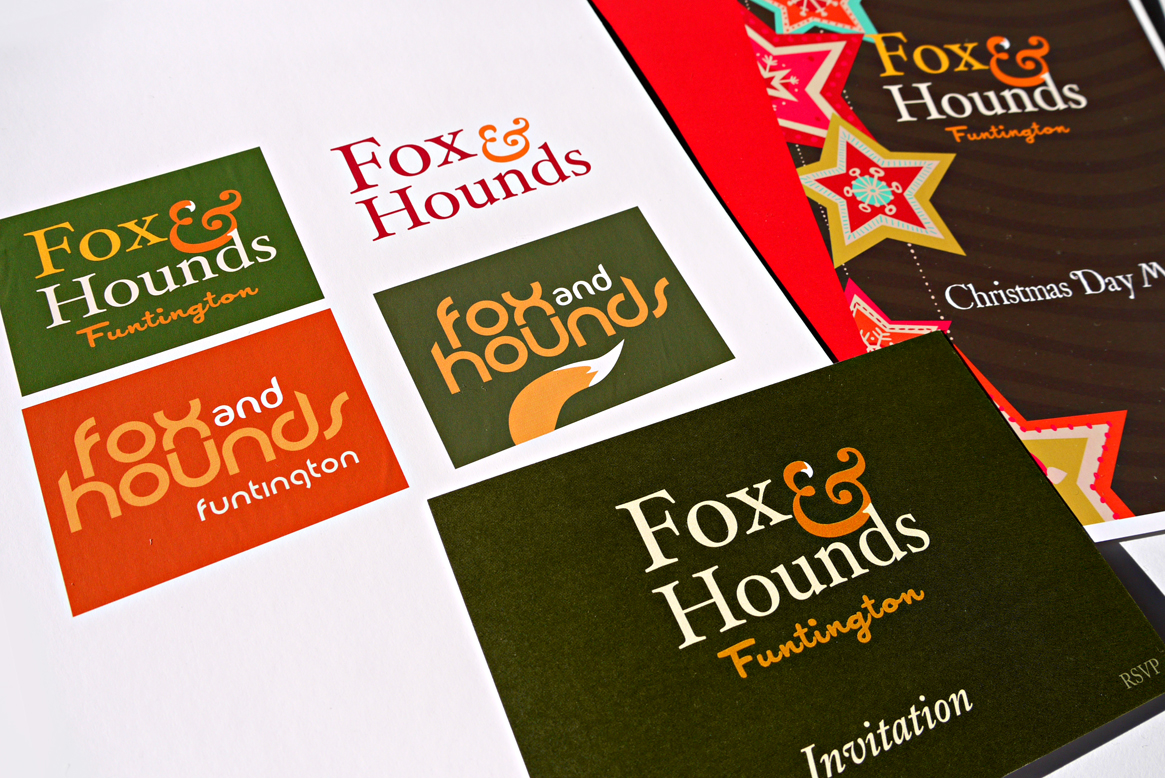 Fox & Hounds Logo Design - Profile Design