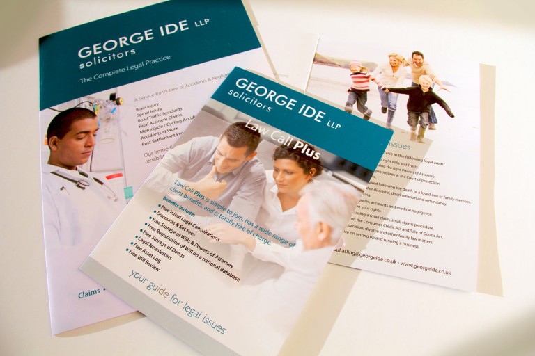 Brochure design George Ide - Profile Design
